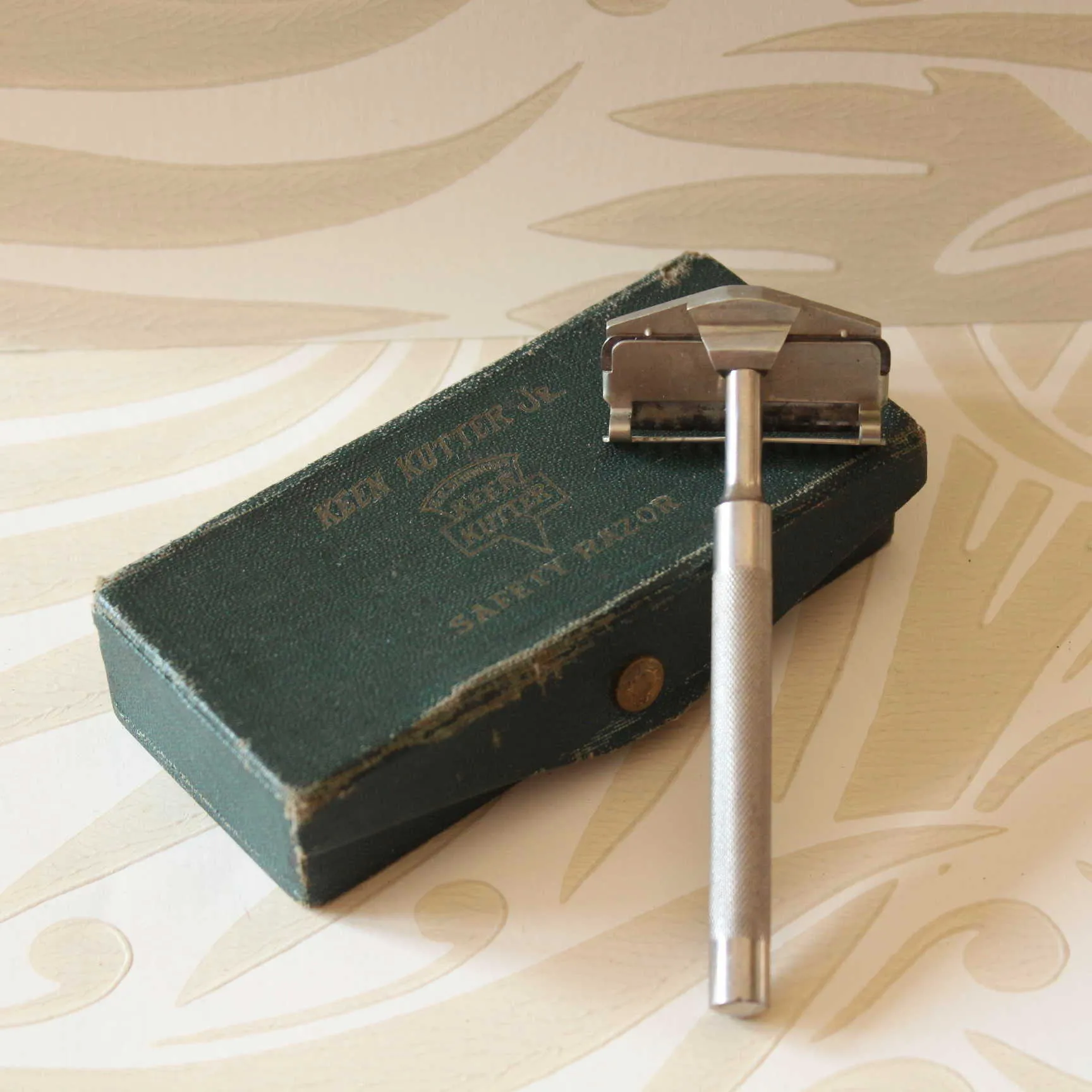 Rasoir single edge ancien Keen Kutter Jr vert - Darwin Shaving