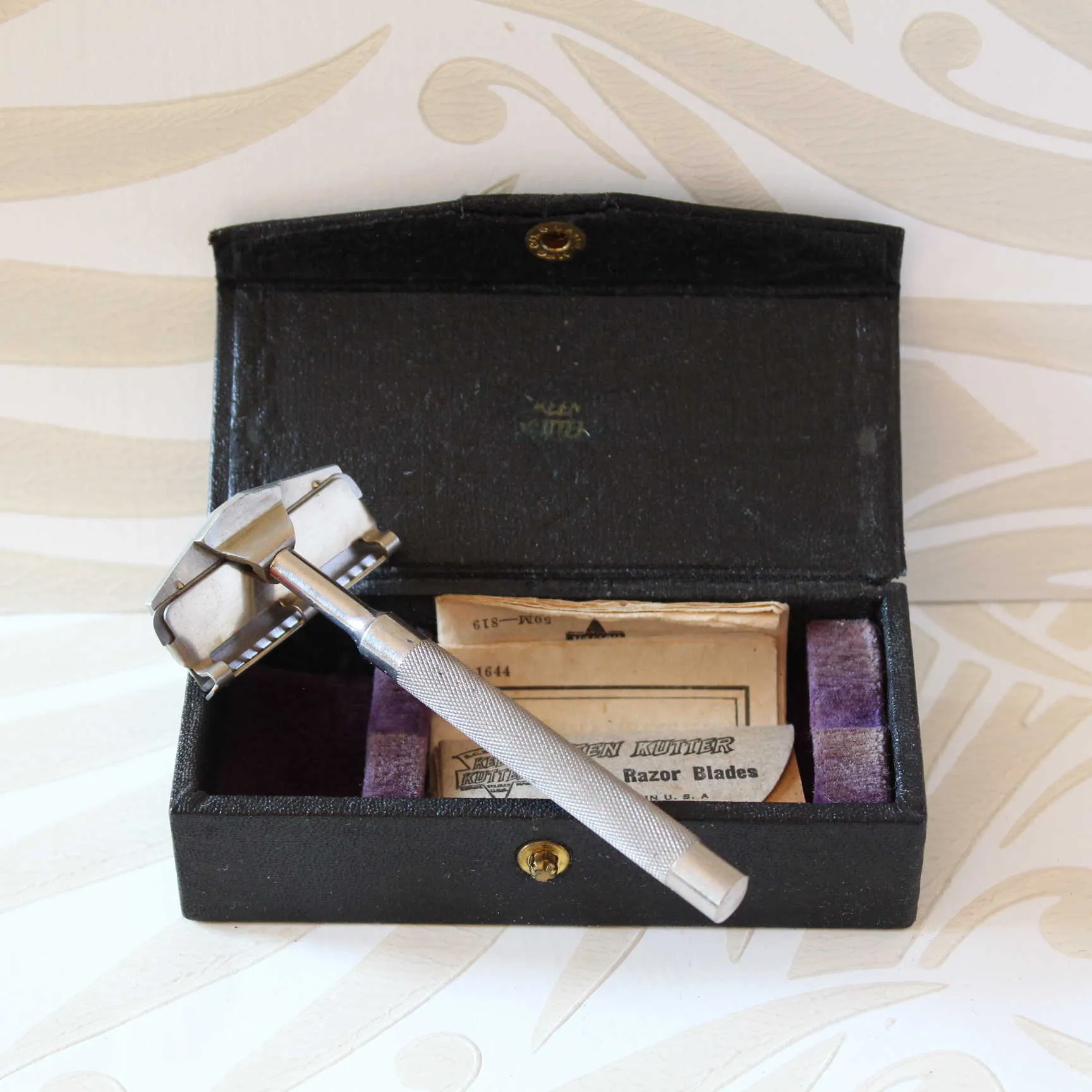Rasoir single edge ancien Keen Kutter Jr noir - Darwin Shaving